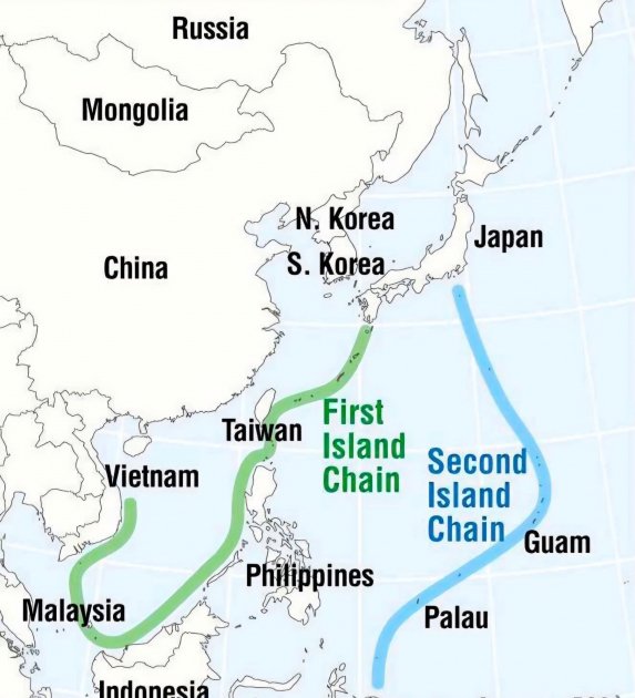 Taiwan: "First-Island-Chain"